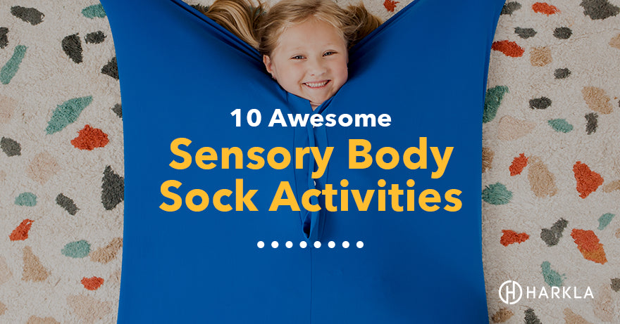 Our 10 Favorite Body Sock Activities - Easy To Do At Home!