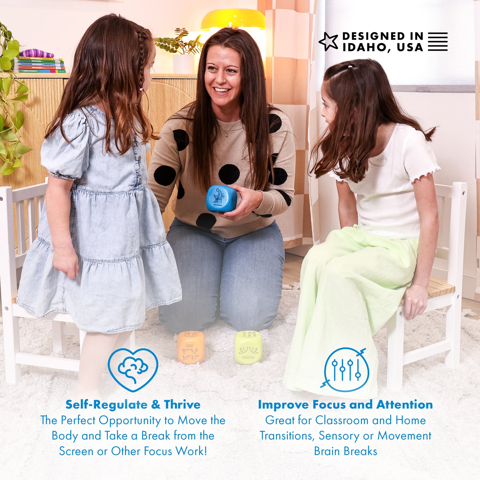 Sensory Activity Foam Dice - Harkla | Free Returns