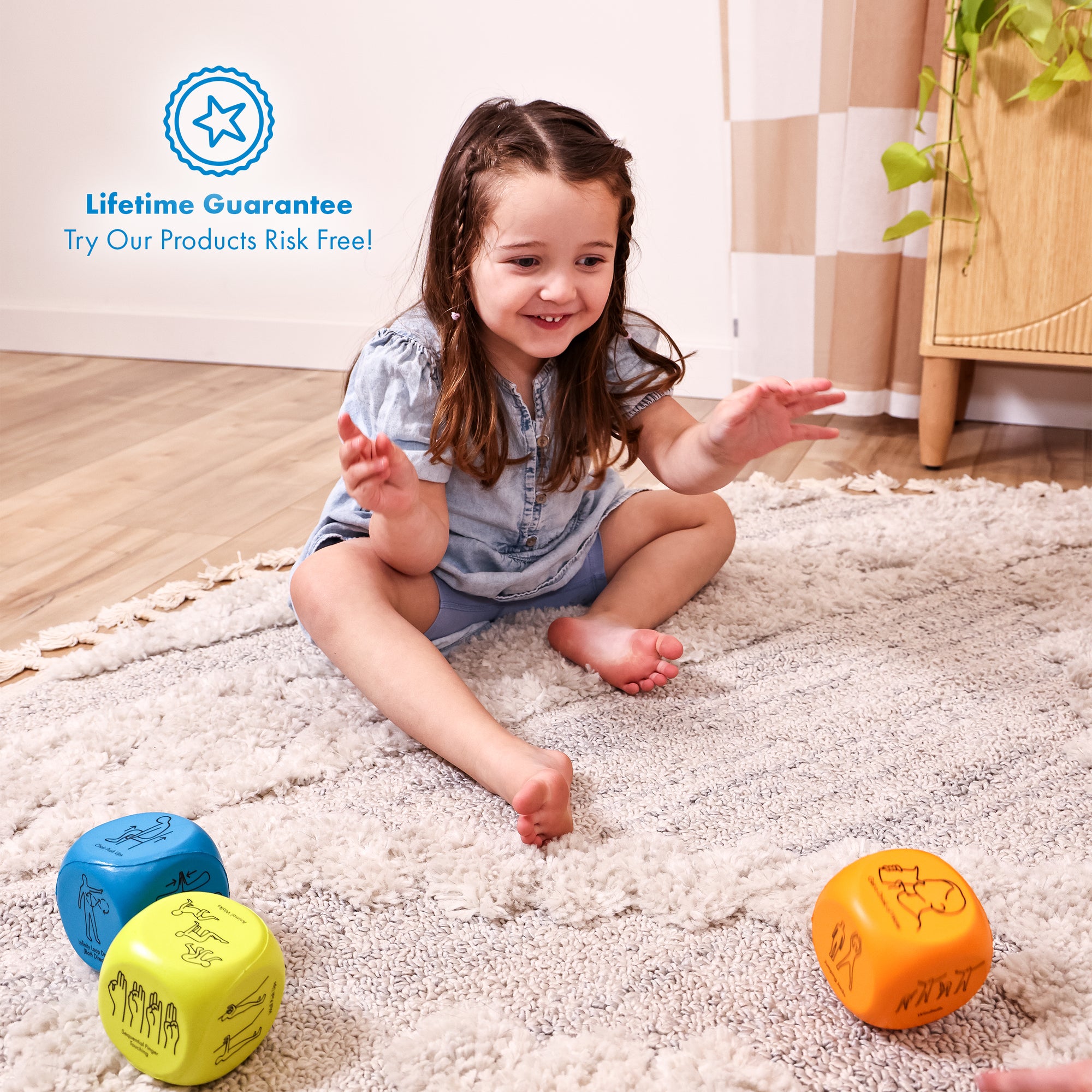 Sensory Activity Foam Dice - Harkla | Free Returns